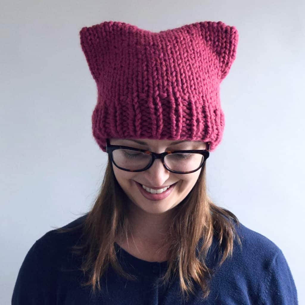 Super Cat Hat - Free Pattern - Knifty Knittings