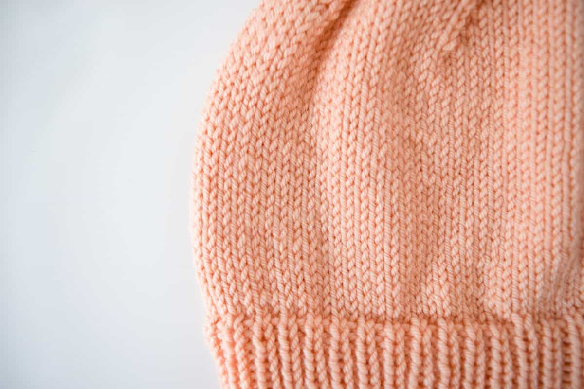 Ribbed Double Brim Knit Hat - Free Pattern - Knifty Knittings